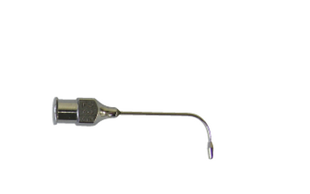 Irrigation Needle, Lacrimal, Olive Tip, Curved, 23 G
