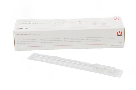BUSTER Feline Urinary Catheters with Stylet, 4 fr x 130mm