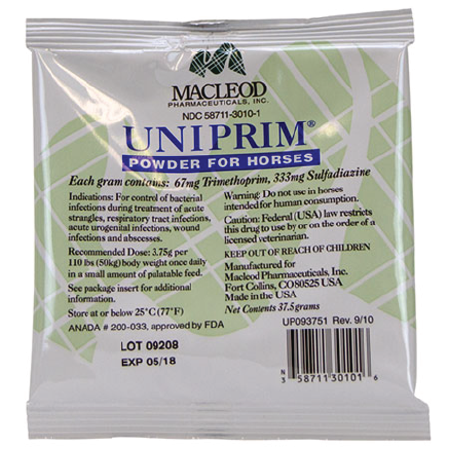Uniprim Powder for Horses