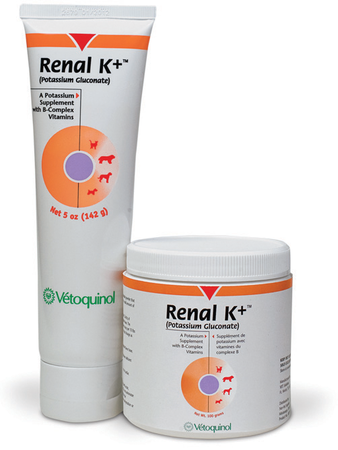 Renal K + Supplement Gel for Cats and Dogs