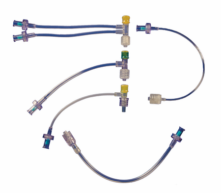 IV Extension Tube T-Set, High Flow, with Bi-Directional Valve for ...