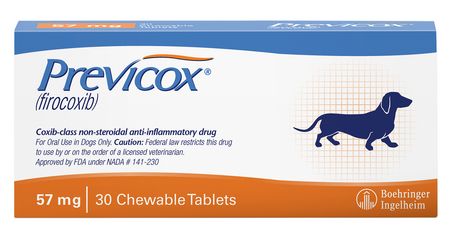 Previcox Chewable Tablets for Small Dogs, 57mg