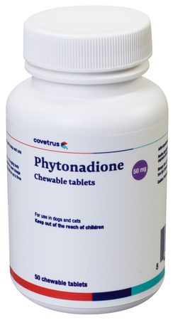 Vitamin K Phytonadione Chewable Tablets, 50mg