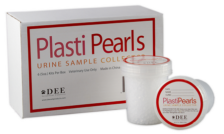 PlastiPearls Cat Litter for Urine Collection, Non-Absorbent, White, 6 ...