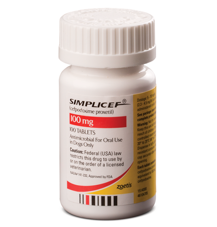 Simplicef Tablets, 100mg