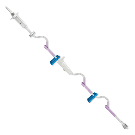 IV Set, Primary B, Piggyback, 3 Injection Ports, 106 in