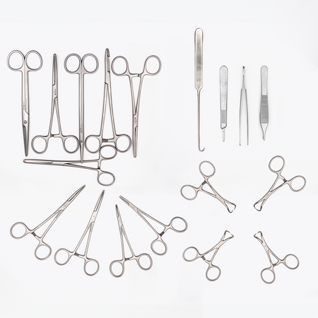 Spay Instrument Kit, Canine, 18 Instruments