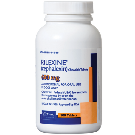 Rilexine Chewable Tablets for Dogs, 600mg
