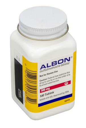 Albon Tablets for Cats and Dogs, 500mg
