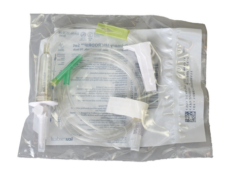 IV Set, Primary, MicroDrip, with Pre-Pierced Y-Site, 60 Drop/mL, 70 in