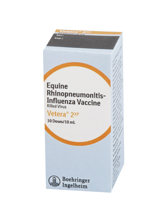 Vetera 2XP (equine rhino and Influenza, clade 1 and 2) Vaccine