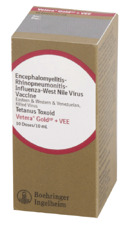 Vetera Gold XP+VEE (Influenza Clade 1 and 2) EHV+VEWT+WNV Vaccine