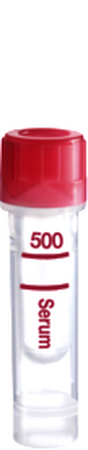 Microvette 500 Blood Collection Tube, with Serum Clot Activator, Red ...