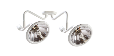 Midmark 255 LED Procedure Light, Dual Ceiling Mount, 8 ft