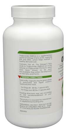Tri-OMEGA Fatty Acid Capsules for Large Dogs