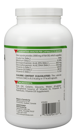 Tri-OMEGA Fatty Acid Capsules for Large Dogs