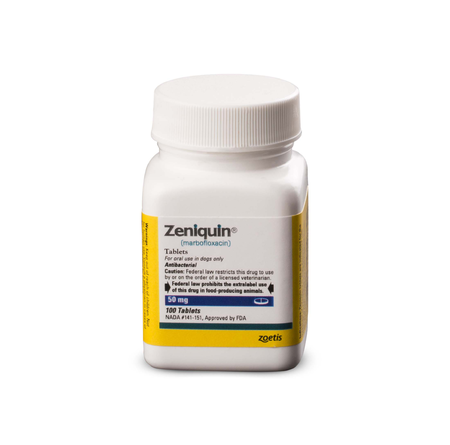 Zeniquin Tablets for Cats and Dogs, 50mg