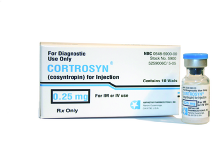 Cortrosyn Injection, Preservative-Free, 0.25mg