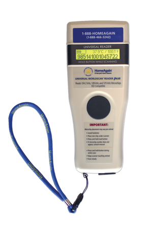 HomeAgain WorldScan Reader Plus, VSCF Only