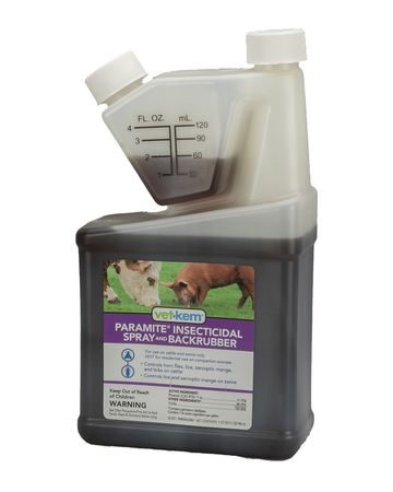 Vet-Kem Paramite Insecticidal Spray and Backrubber