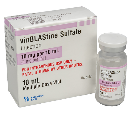 Vinblastine Sulfate Injection, 1mg/mL