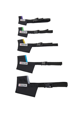 BUSTER Easy-ID Color-Coded Canine Muzzles, Set of 5 Assorted Sizes