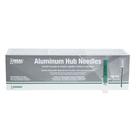 Ideal Disposable Needle, Aluminum Hub, Hard Pack, 14 G x 1 in