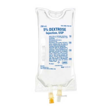 Dextrose 5% in Water (D5W) Injection, USP, Preservative-Free