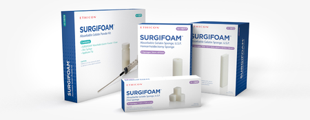 Surgifoam Absorbable Gelatin Sponge, U.S.P., Sterile, Size 12-7, 2 cm x ...