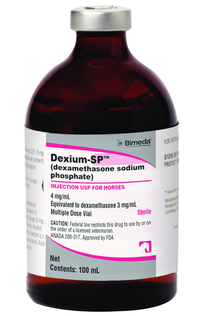 Dexium-SP (dexamethasone sodium phosphate) Injection for Horses, USP ...