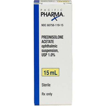 Prednisolone Acetate Ophthalmic Suspension, USP, 1%