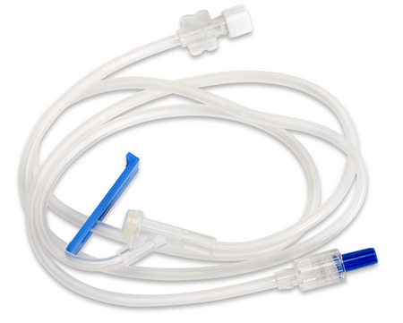 IV Extension Set, 40 in Macrobore Tubing (appx 6.7mL), 1 Injection Port