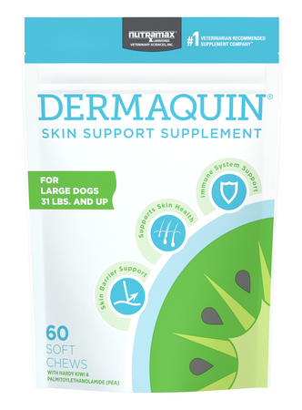 Dermaquin Soft Chews for Large Dogs, 31+ lbs