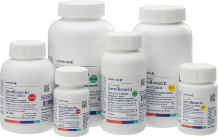 Enrofloxacin Flavored Chewable Tablets, 136mg