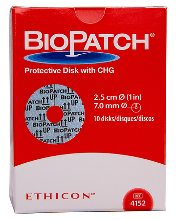 Biopatch 1" Disk with CHG, 7mm Hole