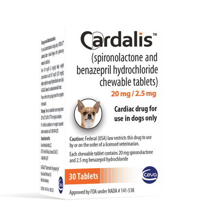 Cardalis Chewable Tablets for Dogs, 20mg/2.5mg