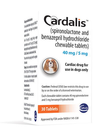 Cardalis Chewable Tablets for Dogs, 40mg/5mg