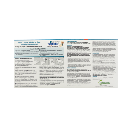 IMOXI Topical Solution for Dogs, Teal, 9.1-20 lb