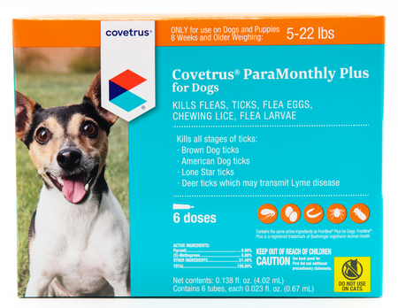Covetrus ParaMonthly Plus for Dogs, Small, Orange, 5-22 lb