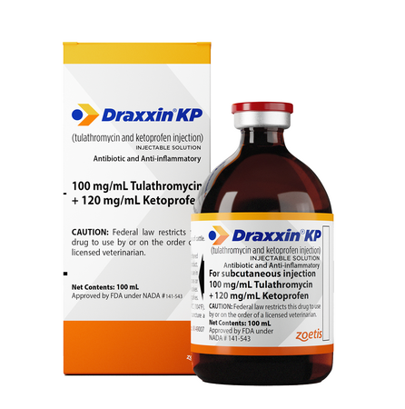 DRAXXIN KP (tulathromycin and ketoprofen injection) Injectable Solution ...