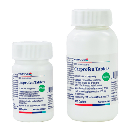 Carprofen Tablets (Caplets), 100mg