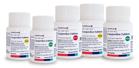 Carprofen Tablets (Caplets), 100mg