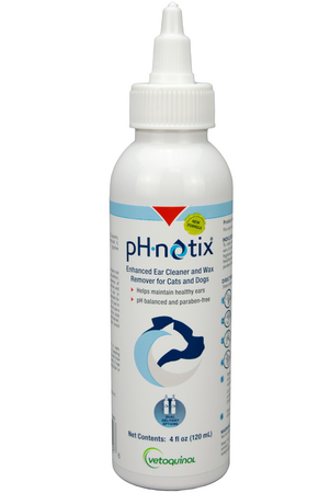 pH notix Enhanced Ear Cleaner and Wax Remover for Cats and Dogs