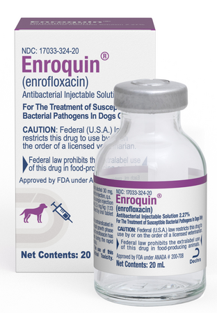 Enroquin (Enrofloxacin) Injectable Solution 2.27%