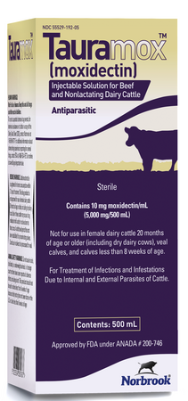 Tauramox (Moxidectin) Injectable Solution 10mg/mL