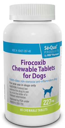 Firocoxib Chewable Tablets for Dogs, 227mg, 60ct