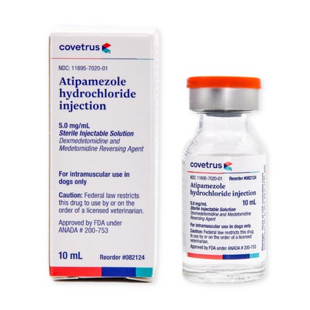 Atipamezole Hydrochloride Injection, 5mg/mL