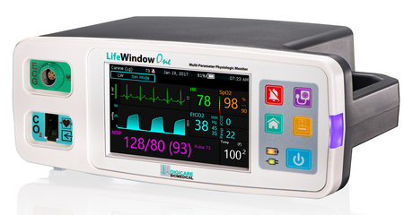LifeWindow One Multi-Parameter Veterinary Monitor (ECG, SpO2, NIBP ...