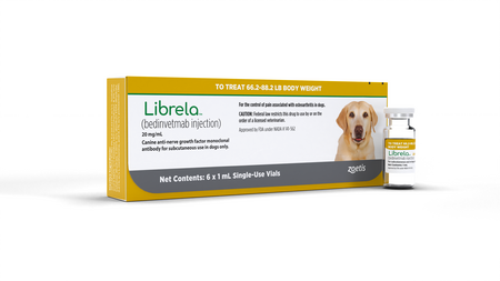 Librela (Bedinvetmab) Injectable Solution for Dogs, 20mg/mL, 66.2-88 ...