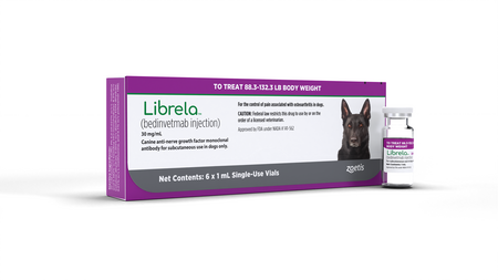 Librela (Bedinvetmab) Injectable Solution for Dogs, 30 mg/mL, 88.3-132 ...
